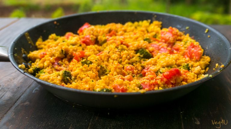 Kuskusas su brokoliais ir pomidorais - Veg4U